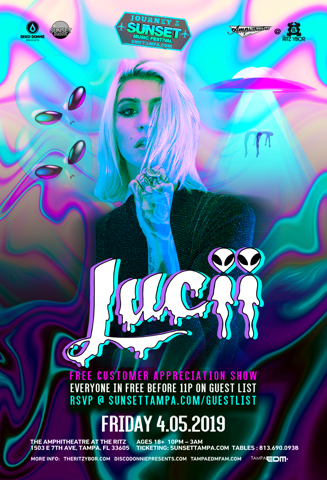 LUCII - Journey 2 Sunset Music Festival 2019 - #POUND Fridays at The ...