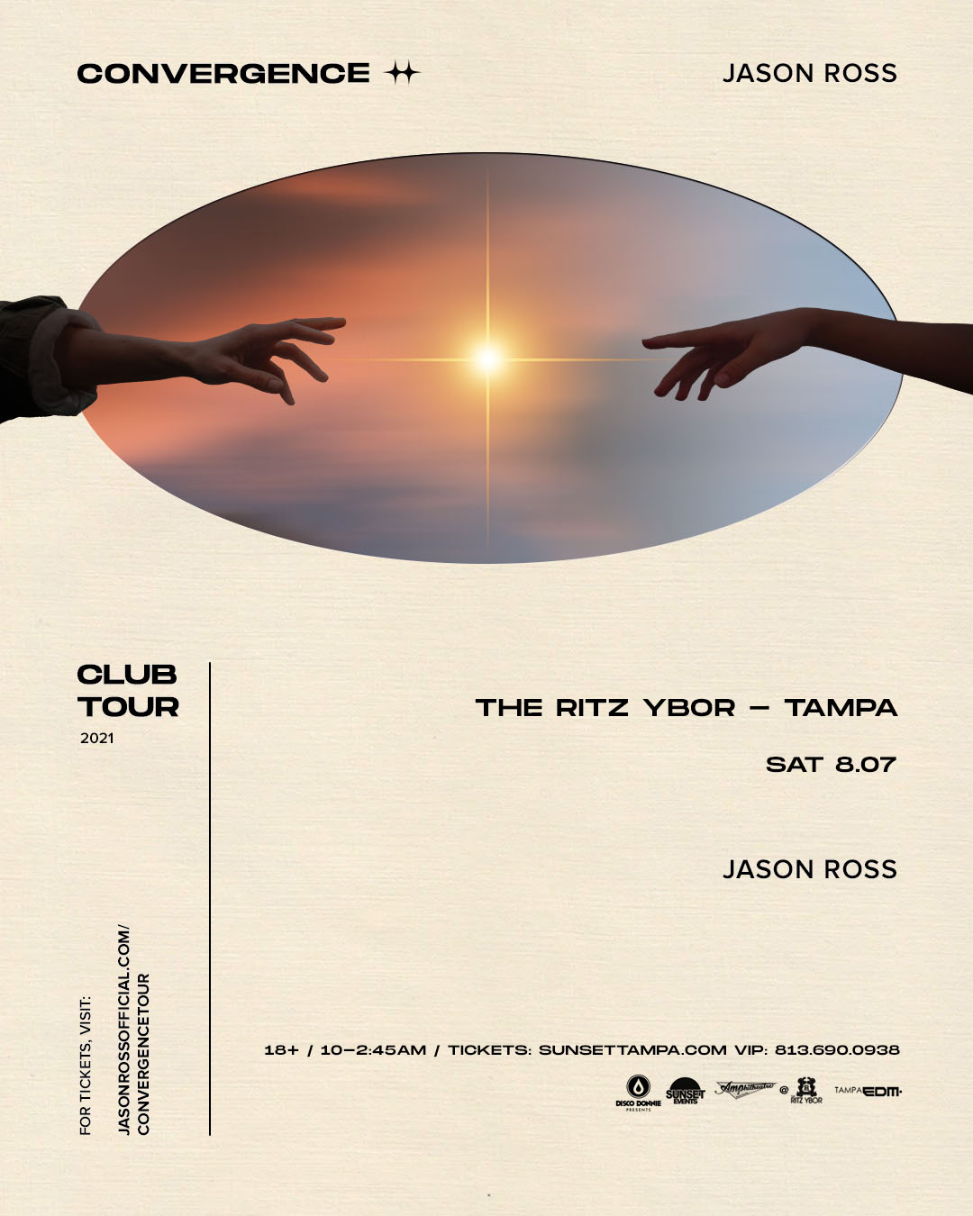 Jason Ross - Convergence Tour at The RITZ Ybor - 8/7/2021 - Sunset Events