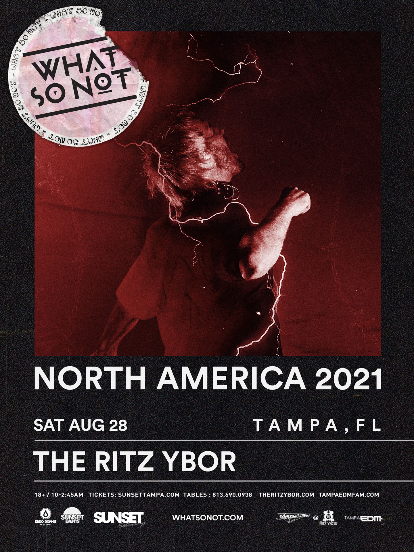 What So Not - North America 2021 Tour at The RITZ Ybor - 8/28/2021 ...