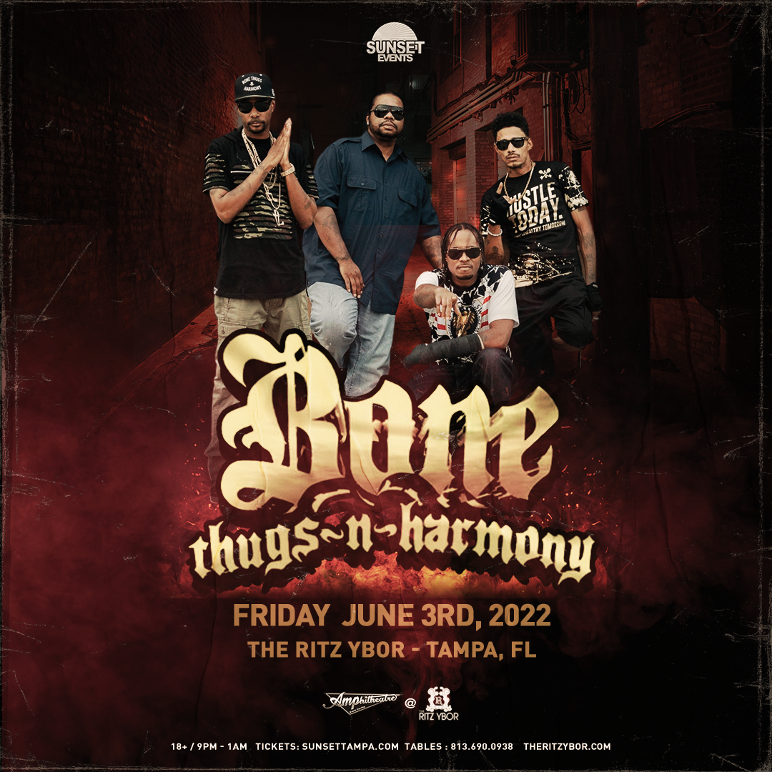 Bone Thugs-N-Harmony at The RITZ Ybor - 6/3/2022 - Sunset Events