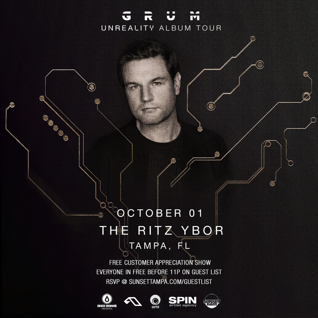 GRUM - Unreality Album Tour at The RITZ Ybor - 10/1/2022 - Sunset Events