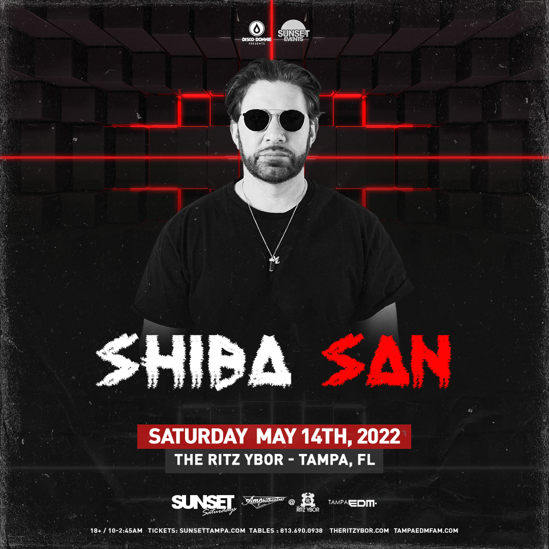 Shiba San for Sunset Saturdays at The RITZ Ybor - 5/14/2022 - Sunset Events
