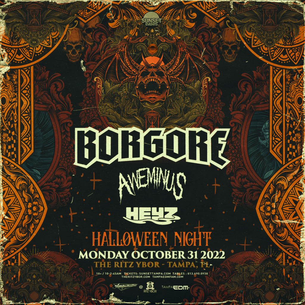 Borgore - Halloween Night at The RITZ Ybor - 10/31/2022 - Sunset Events