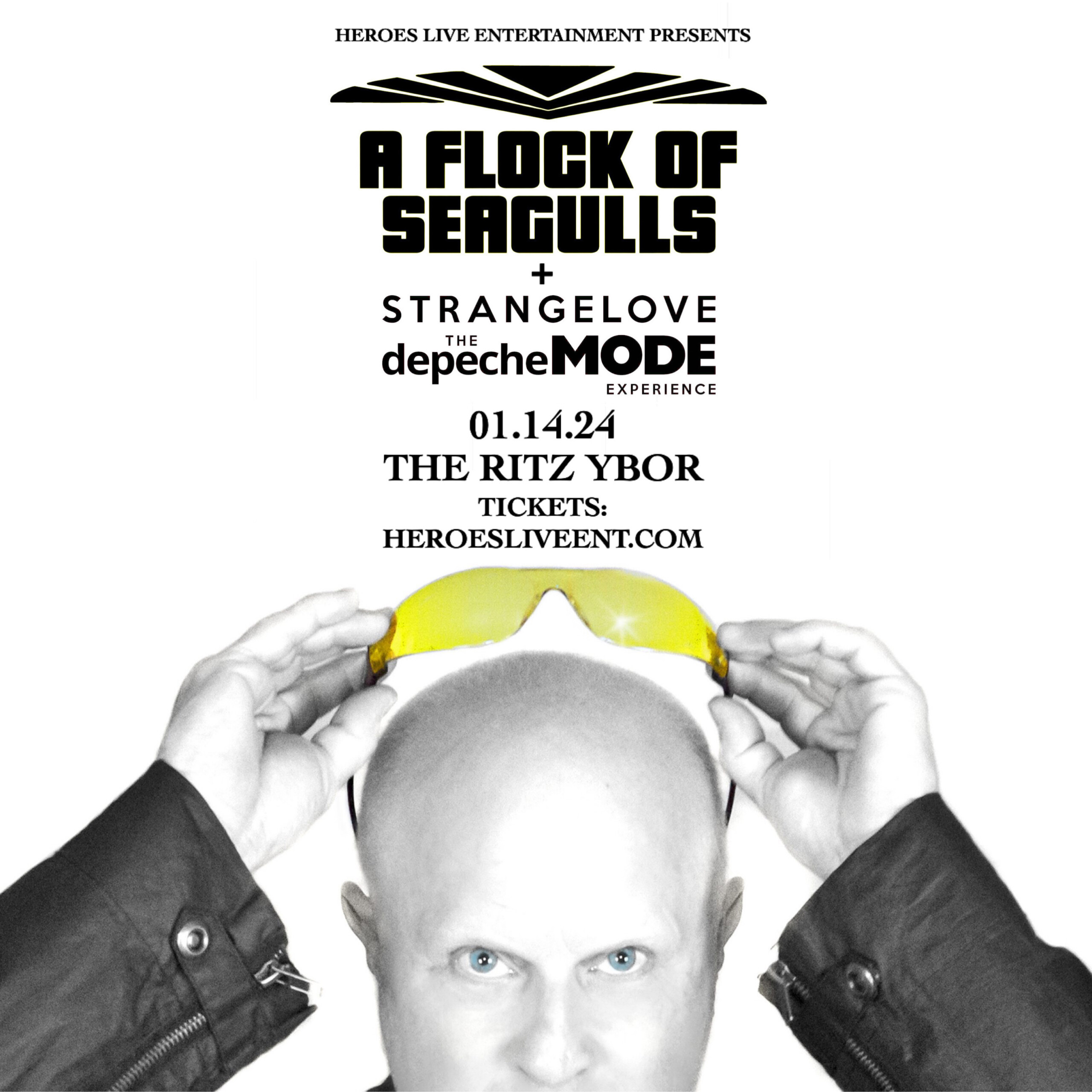 A Flock of Seagulls + Strangelove at The RITZ Ybor - 1/14/2024 - Sunset ...