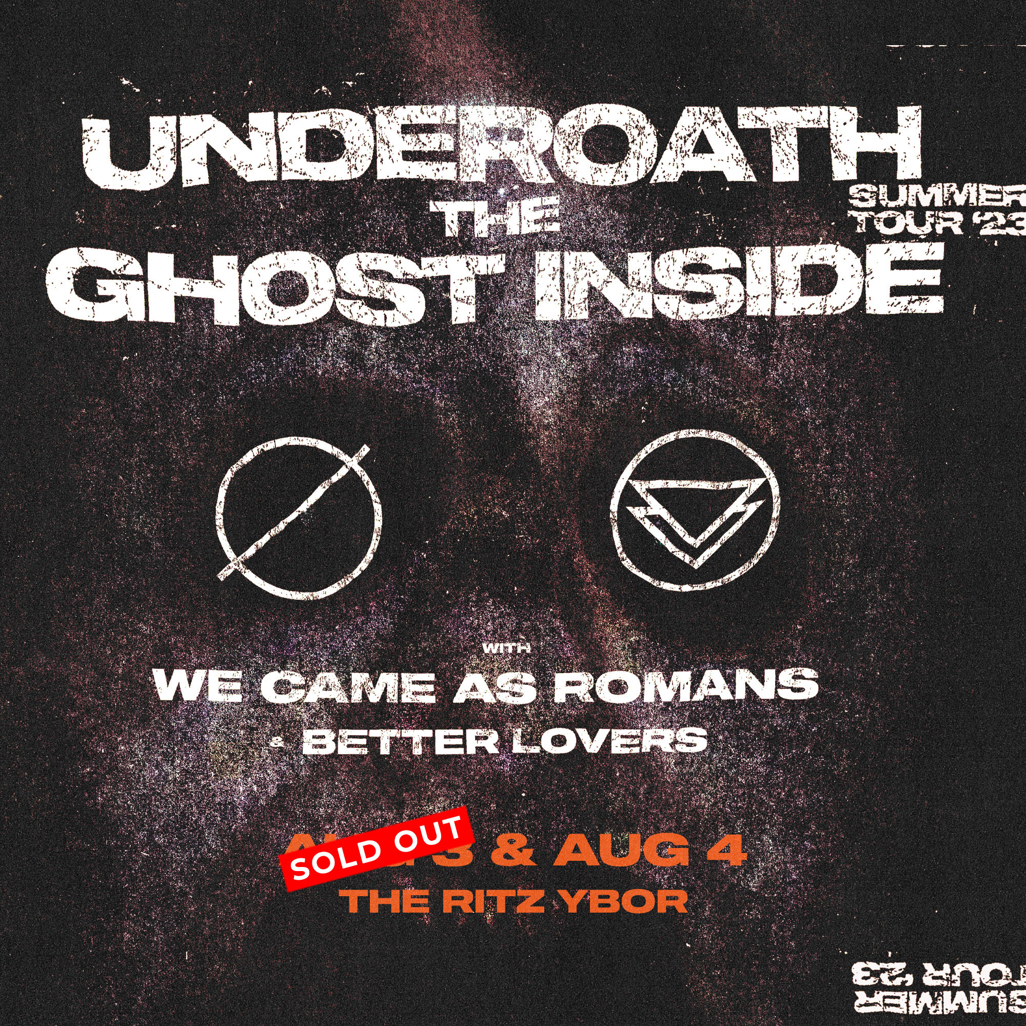 Underoath & The Ghost Inside • Summer Tour (Night 1) at The RITZ Ybor ...