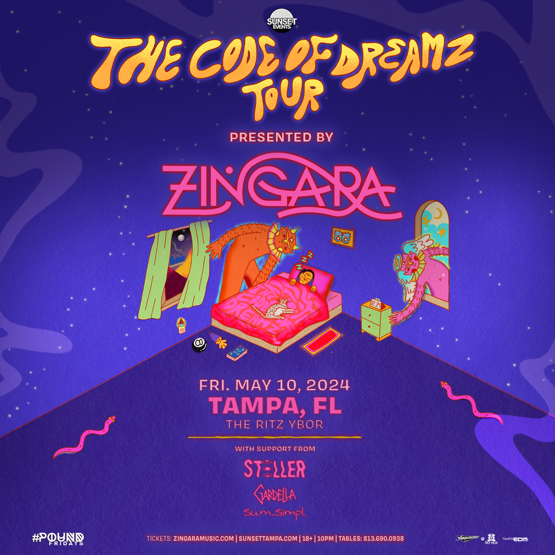 Zingara presents The Code of Dreamz Tour for #POUND Fridays at The RITZ ...