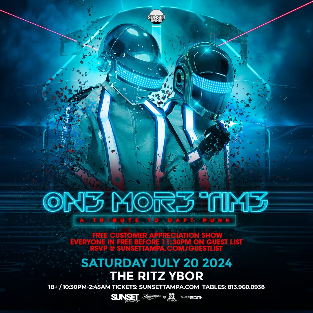 One More Time : A Tribute to Daft Punk - Sunset Saturdays at The RITZ ...