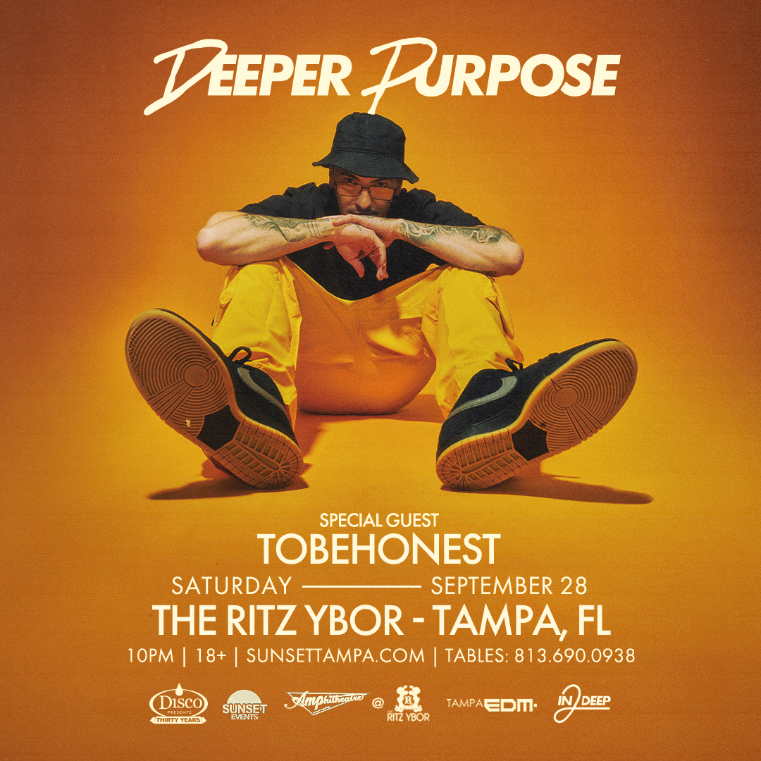 Deeper Purpose - In 2 Deep Tour for Sunset Saturdays at The RITZ Ybor ...