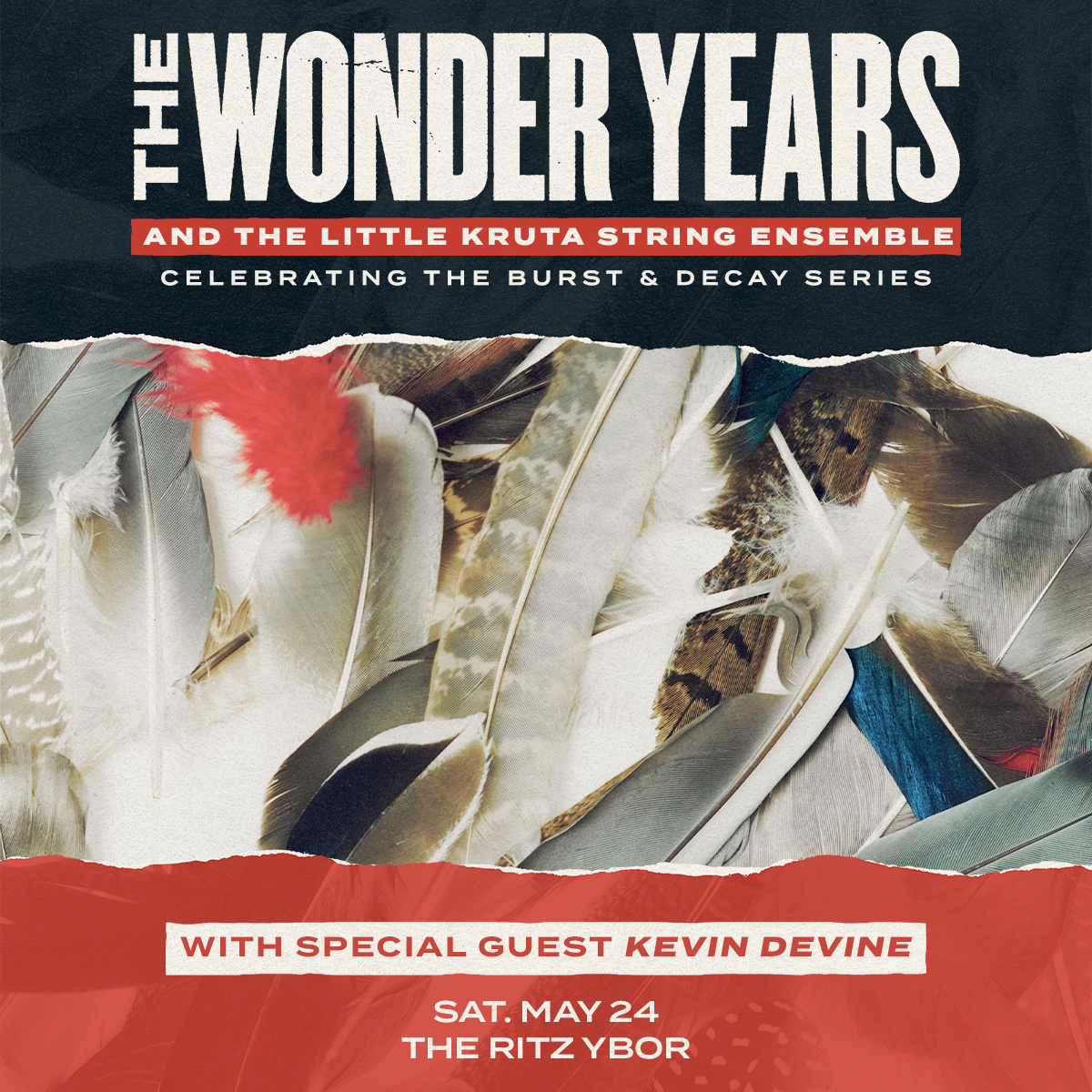 The Wonder Years and the Little Kruta String Ensemble at The RITZ Ybor ...