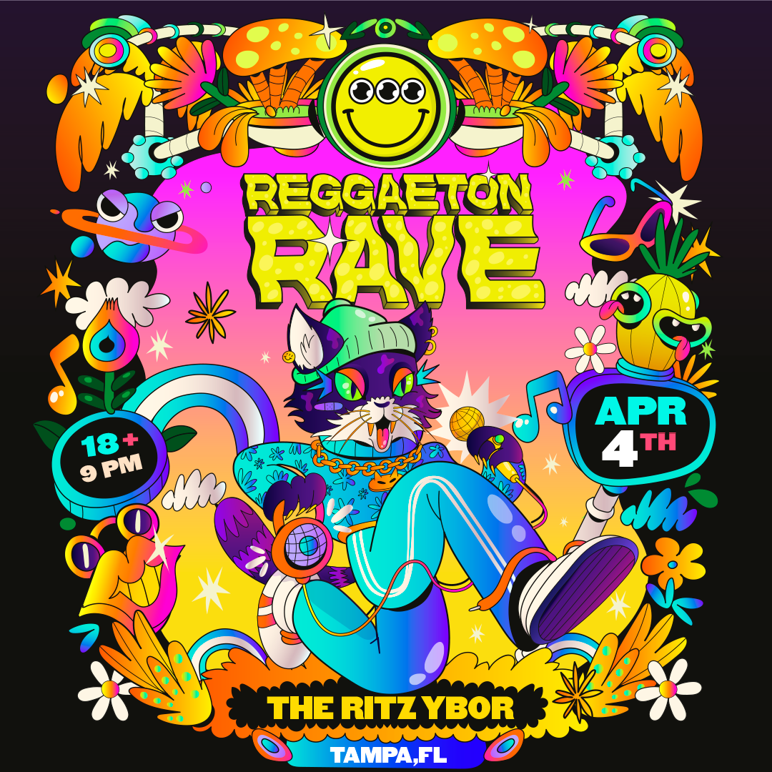 Reggaeton Rave at The RITZ Ybor - 4/4/2025 - Sunset Events