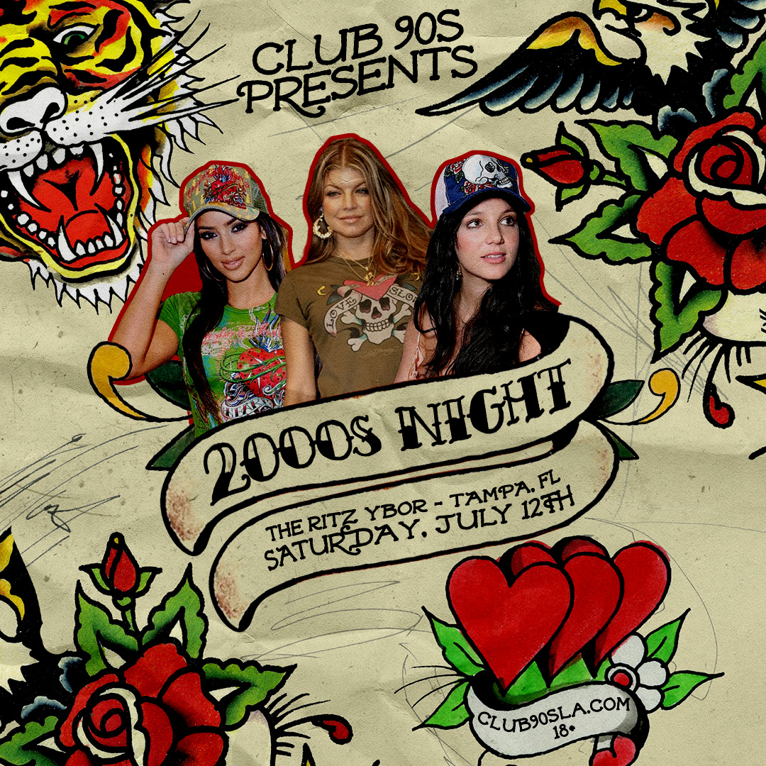Club 90s Presents: 2000s Night at The RITZ Ybor - 7/12/2025 - Sunset Events