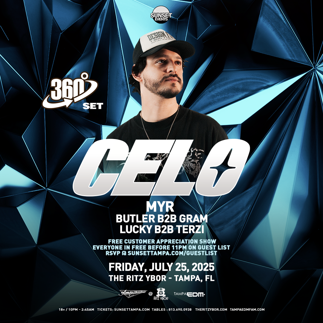 CELO - 360-Degree Set for #POUND Fridays at The RITZ Ybor - 7/25/2025 ...