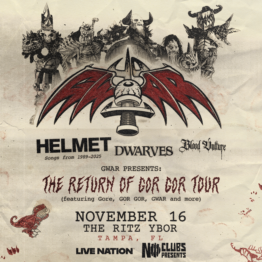 Gwar at The RITZ Ybor - 11/16/2025 - Sunset Events