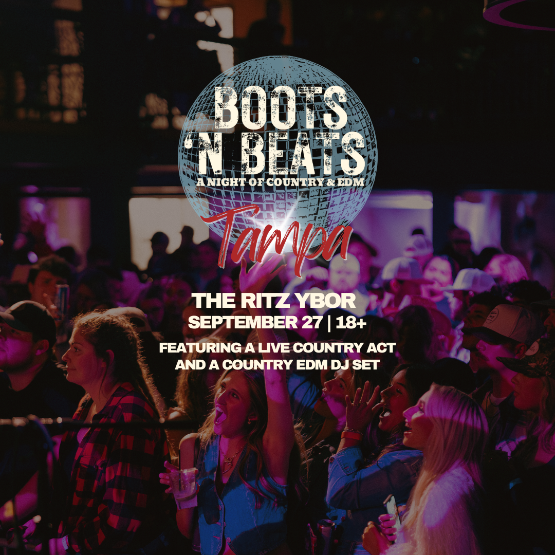 Boots 'N Beats at The RITZ Ybor - 9/27/2025 - Sunset Events