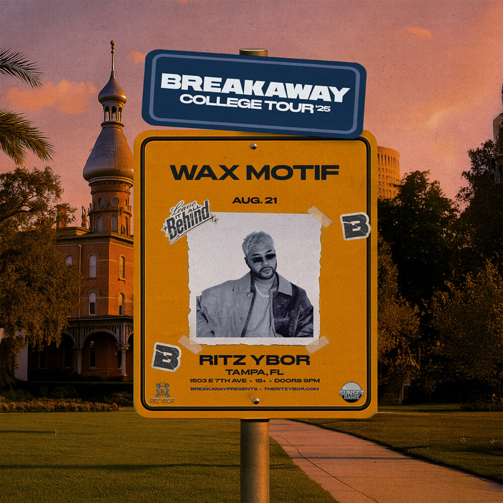 WAX MOTIF - Breakaway College Tour 2025 at The RITZ Ybor - 8/21/2025 ...